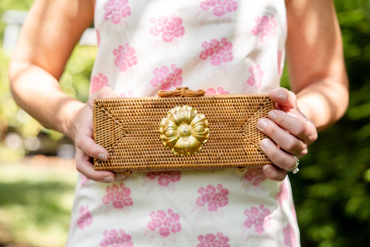 Colette Natural Clutch – Miss Scarlett Boutique